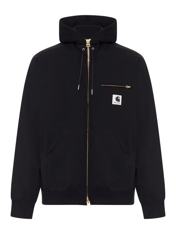 SACAI X CARHARTT Cotton Jersey Hoodie