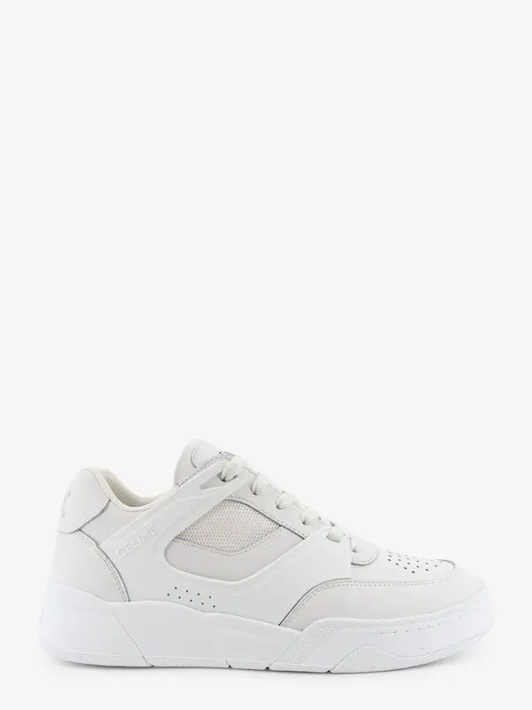 Celine Ct-09 Leather Sneakers With Mesh Inserts - Multicolor