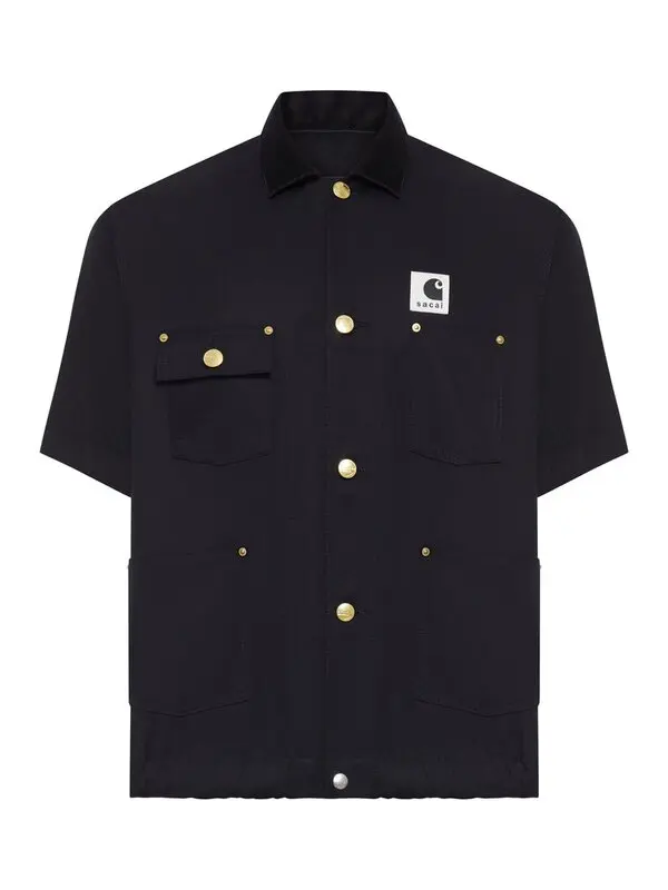 SACAI X CARHARTT Duck Cotton Shirt