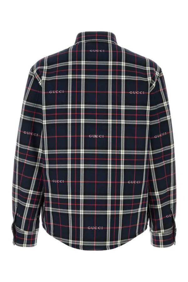 Gucci Embroidered Cotton Shirt