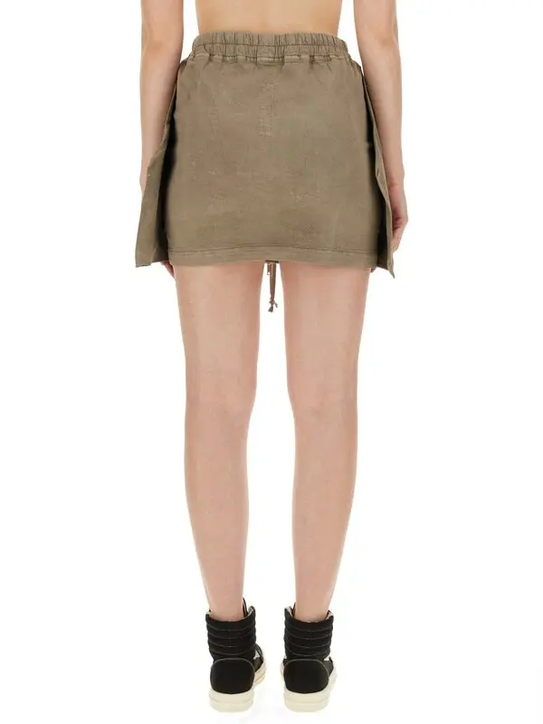 Rick Owens Mini Skirt - Blue