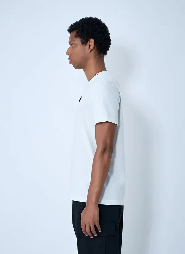 Moncler Logo Motif T-shirt - White