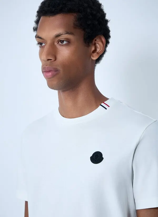 Moncler Logo Motif T-shirt - White