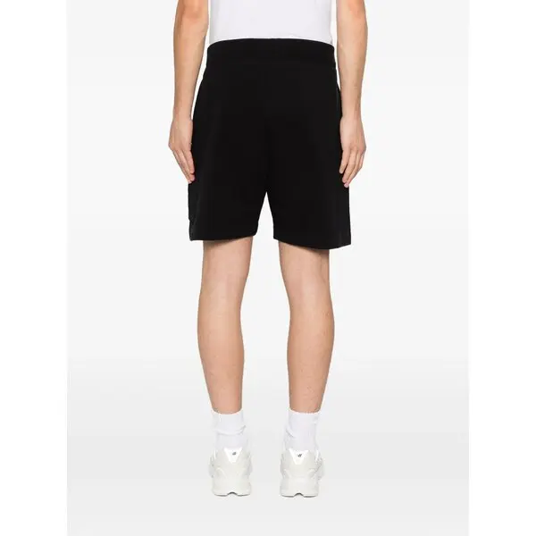 Moschino Cotton Blend Track Shorts With Cargo Pockets
