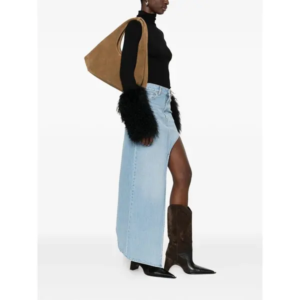 Coperni Calf Suede Tote Bag