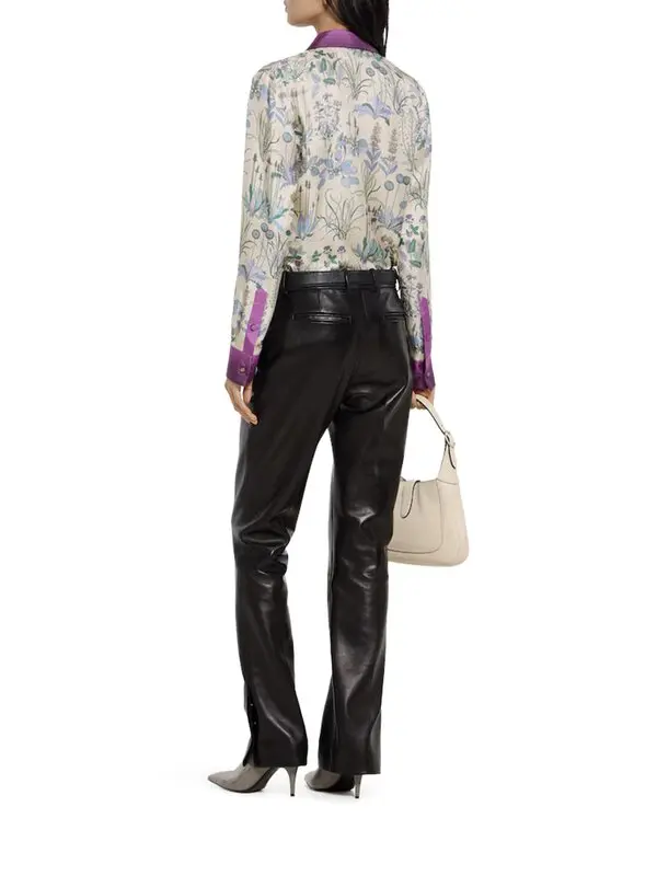 Gucci Printed Silk Twill Shirt