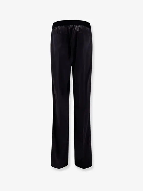 TOM FORD Stretch Satin Trousers - Black
