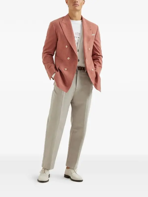 Brunello Cucinelli Ribbed Knit V-neck Cardigan