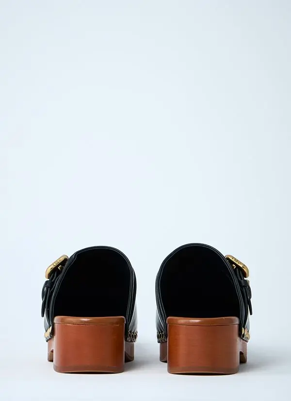 Chloé Jeanette Wedge Clog - Black