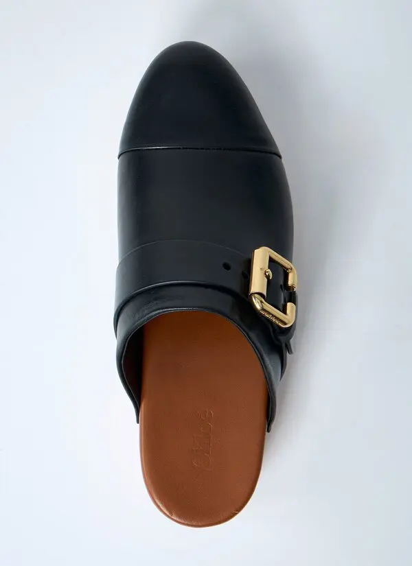 Chloé Jeanette Wedge Clog - Black