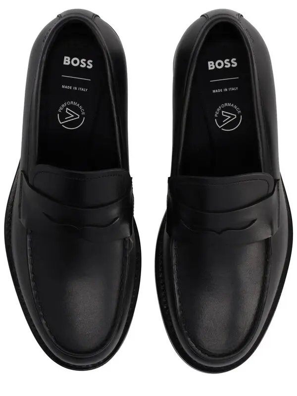 BOSS Leather Loafer