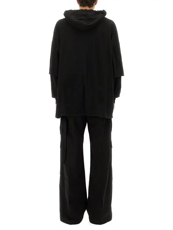 Rick Owens Tommy Hustler Hoodie - Black