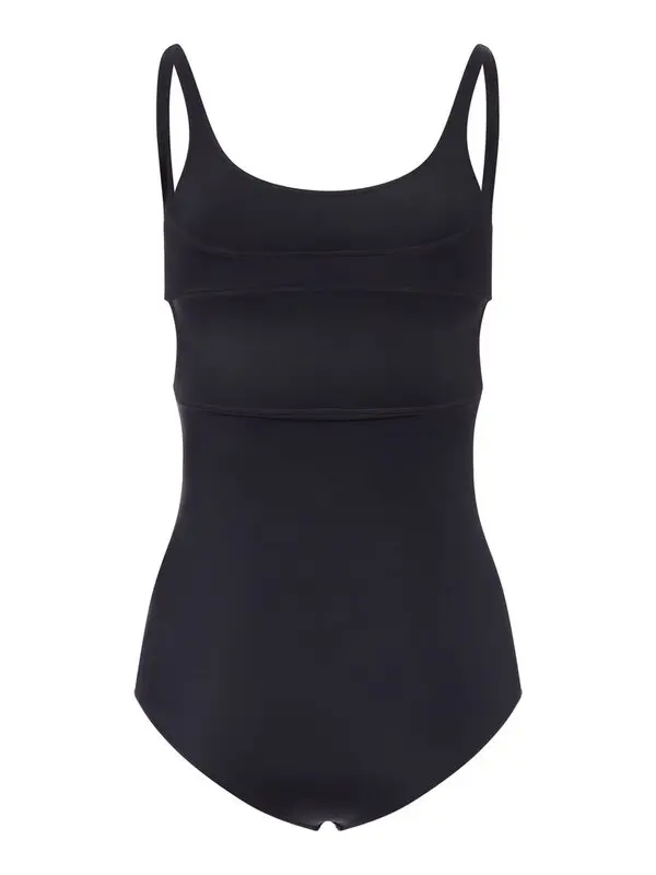 COURREGES Cut-out Swimsuit - Black