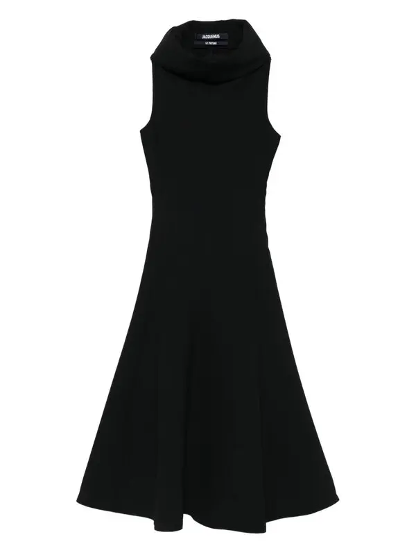 Jacquemus Triangle Dress - Black
