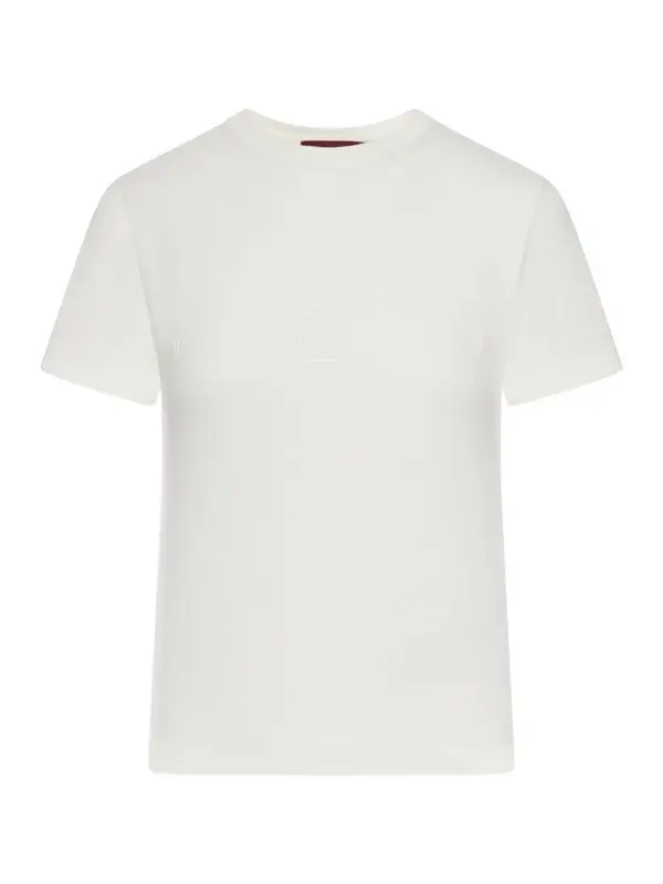 Gucci Medium Cotton Jersey T-shirt With Interlocking Gg Detail
