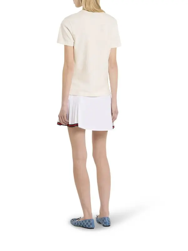 Gucci Medium Cotton Jersey T-shirt With Interlocking Gg Detail