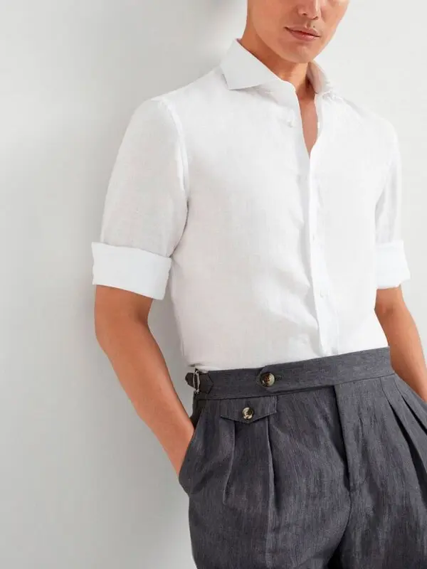 Brunello Cucinelli Linen Shirt - Multicolor