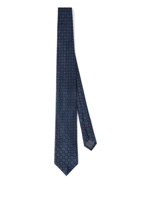 Brunello Cucinelli Silk Neck Tie - Multicolor