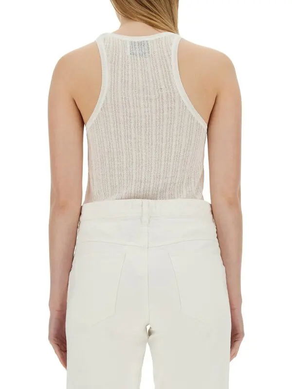 Isabel Marant Étoile Dorsia Ribbed Tank Top - White