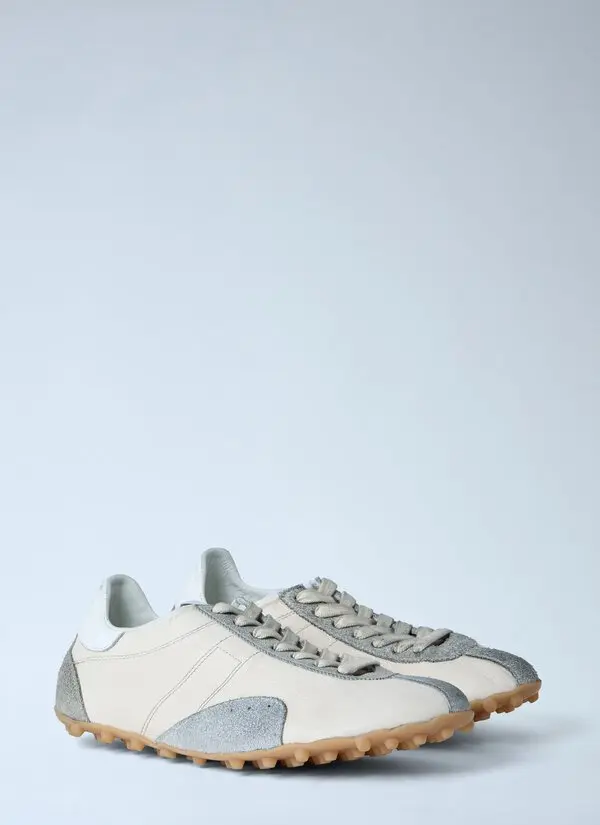 MAISON MARGIELA Low-top Leather And Suede Sneakers