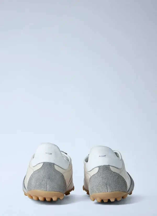 MAISON MARGIELA Low-top Leather And Suede Sneakers - Multicolor