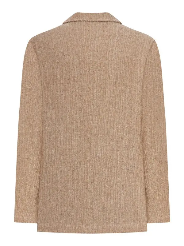 Giorgio Armani Double-breasted Linen Blazer