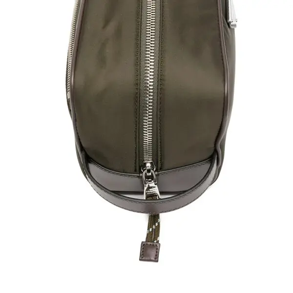 Prada Enamel Triangle Logo Wash Bag