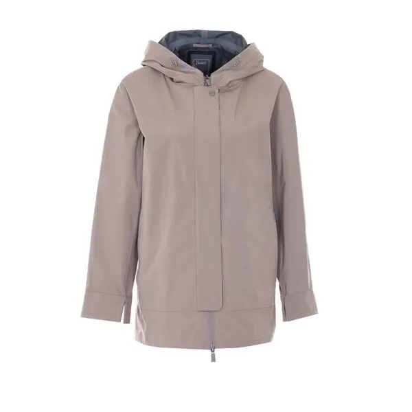 Herno Hooded Long-sleeve Jacket - Cream
