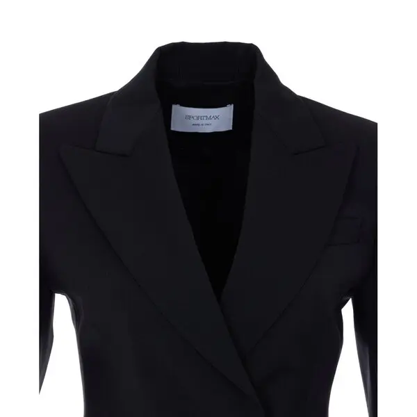 Sportmax Fate Natural Stretch Pure Wool Sartorial Blazer