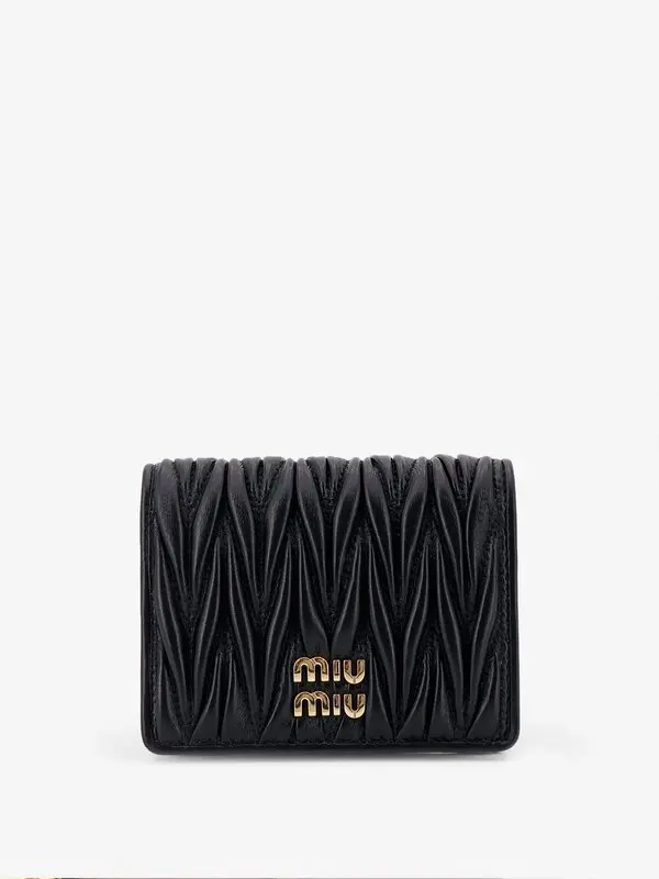 Miu Miu Quilted Leather Wallet - Multicolor