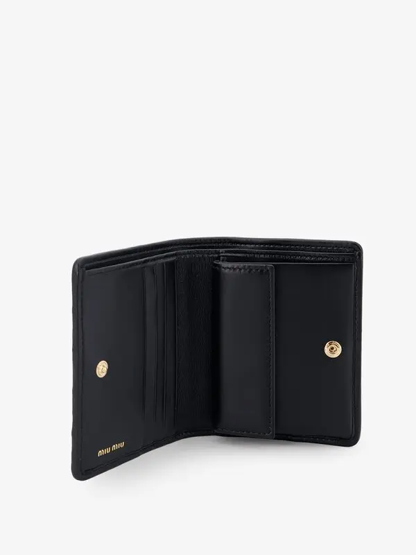 Miu Miu Quilted Leather Wallet - Multicolor
