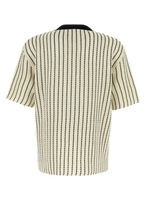 JIL SANDER Embroidered Crochet T-shirt