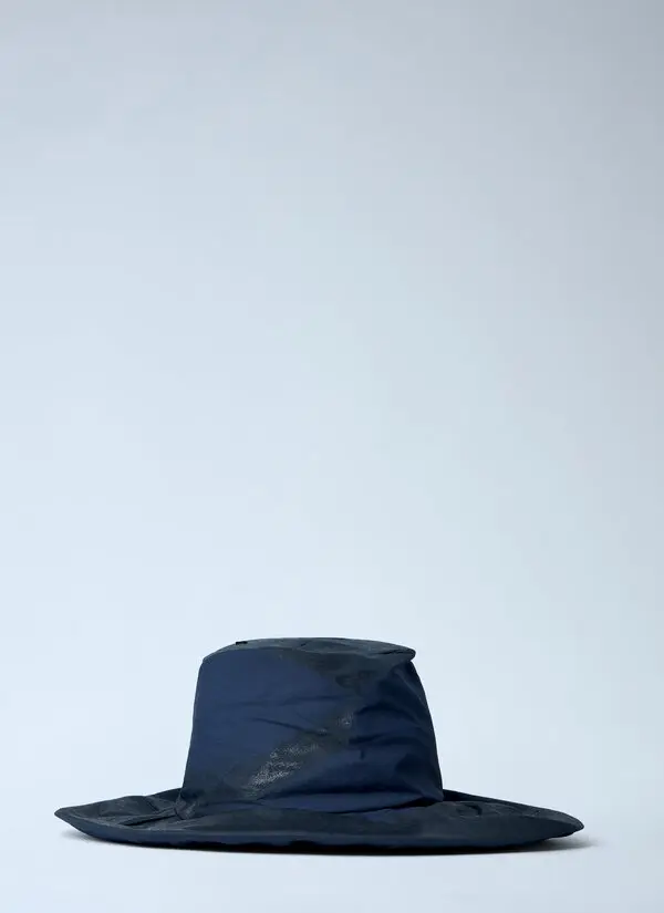 MAISON MARGIELA Distressed Cotton Bucket Hat - Blue
