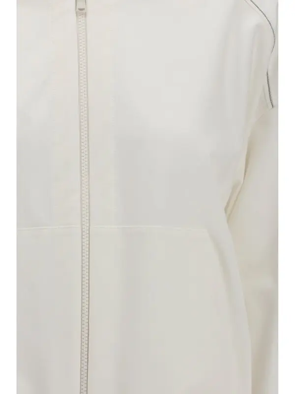 Brunello Cucinelli Full Zip Cotton Hoodie