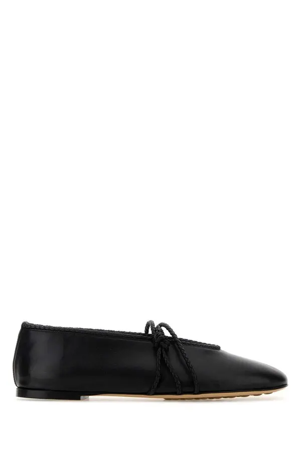 Bottega Veneta Leather Mary Jane Ballerinas