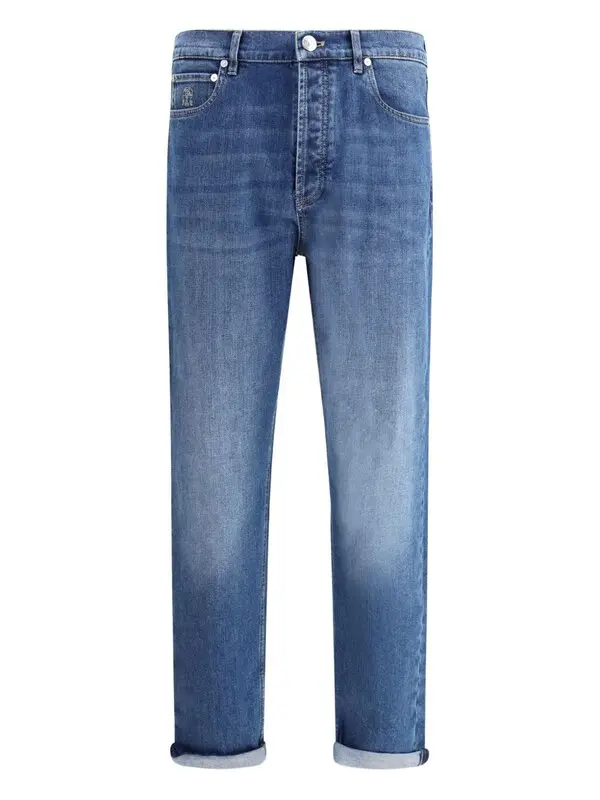 Brunello Cucinelli Denim Cotton Jeans - Multicolor