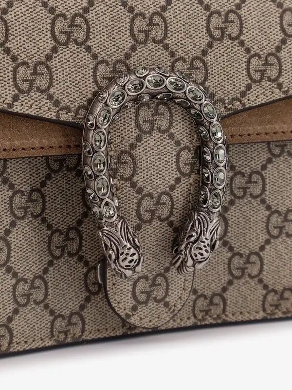 Gucci Dionysus Medium Gg Supreme Fabric Crossbody Bag - Multicolor