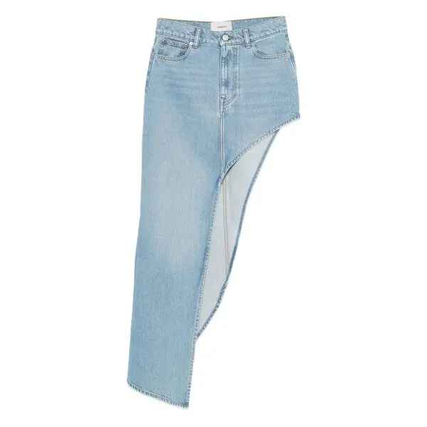 Coperni Asymmetric & Draped Skirt - Blue
