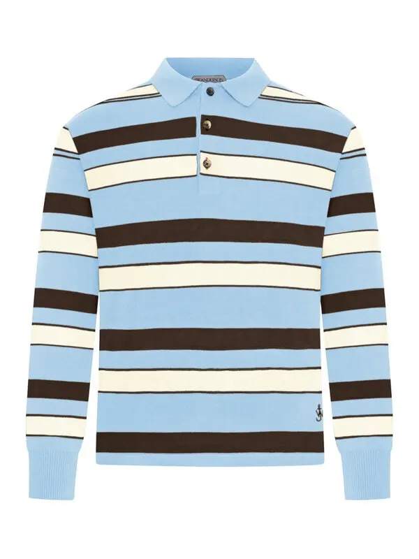 JW Anderson J.w.anderson Striped Knitted Rugby Polo
