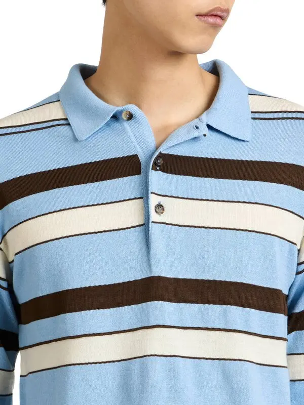 JW Anderson J.w.anderson Striped Knitted Rugby Polo