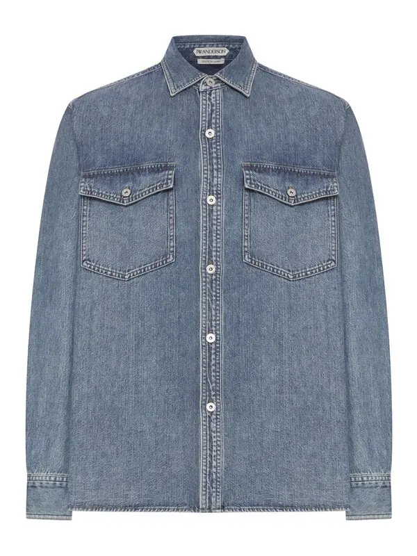 JW Anderson J.w.anderson Oversized Cotton Shirt - Multicolor