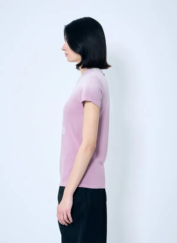 Prada Logo Print T-shirt - Purple