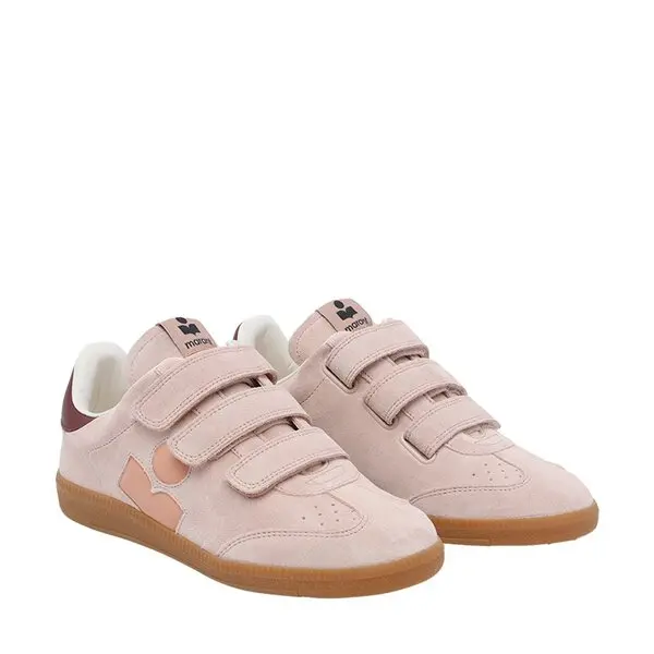 Isabel Marant Étoile Beth Suede Sneakers With Velcro Closure - Pink
