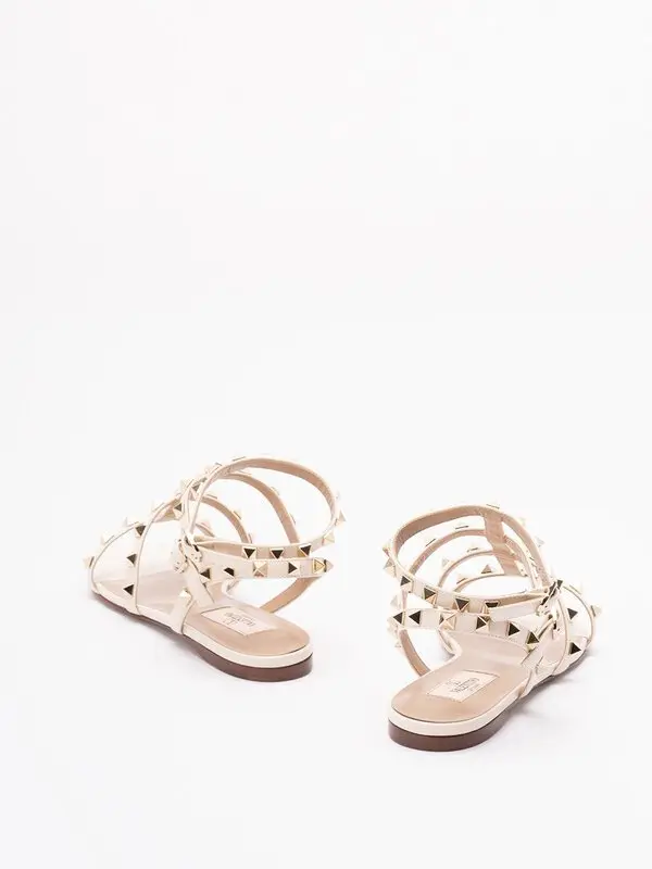 Valentino Garavani Rockstud Flat Sandals - Multicolor