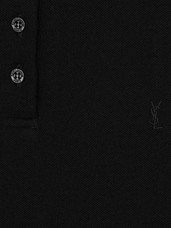 Saint Laurent Cassandre Sleeveless Polo Shirt - Multicolor