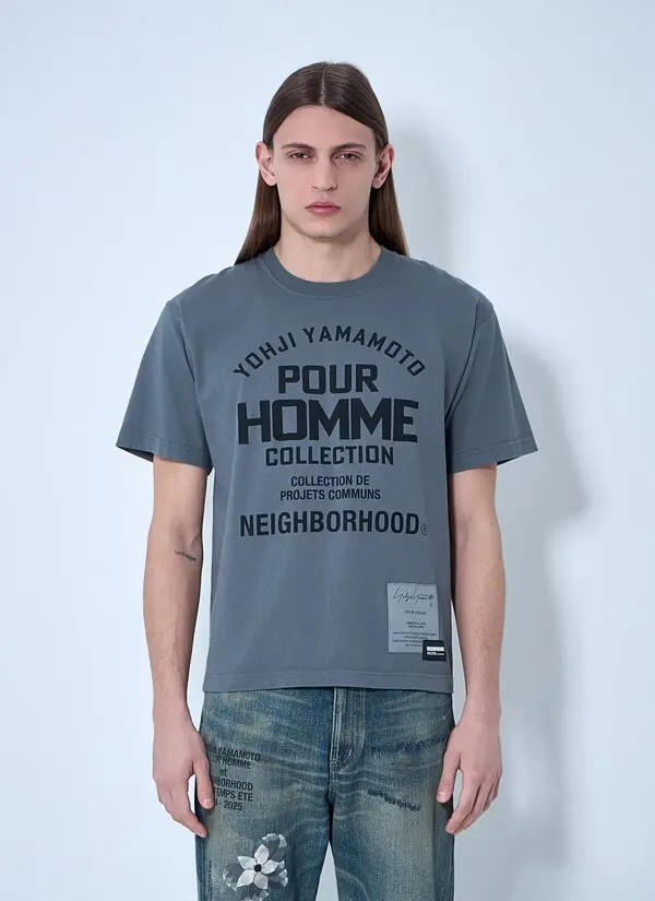Yohji Yamamoto Logo Motif T-shirt
