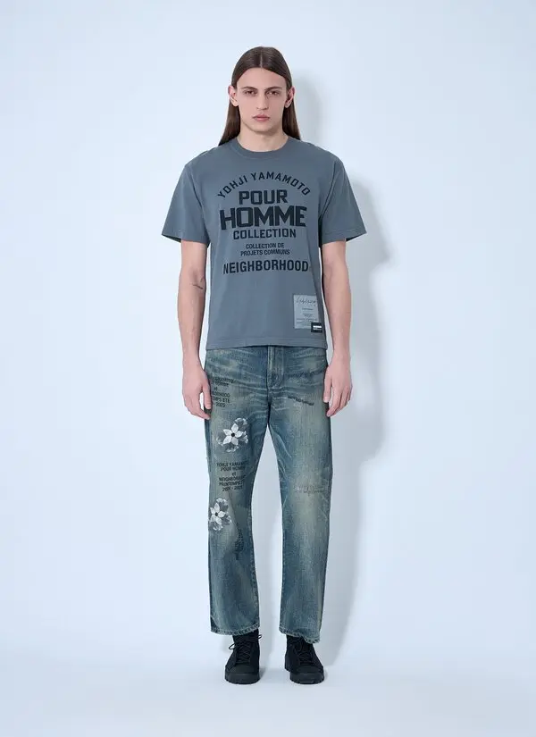 Yohji Yamamoto Logo Motif T-shirt