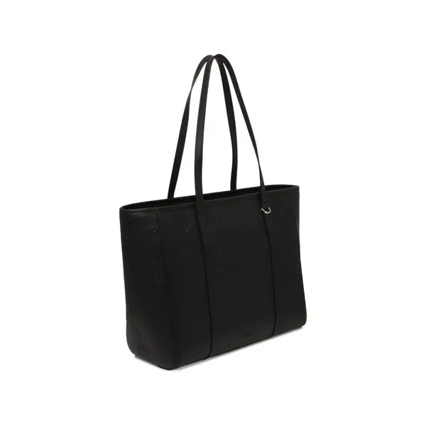 Mcm Maxi Monogram Embossed Tote Bag