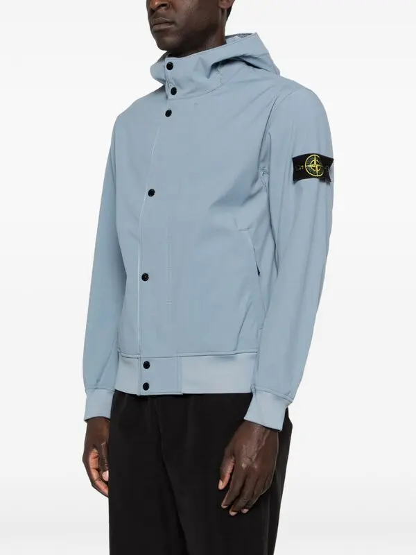 Stone Island Nylon Blouson Jacket With Badge