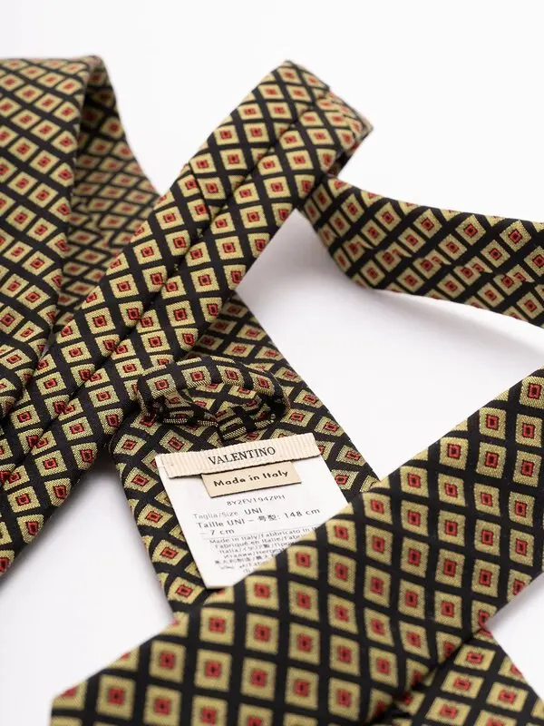 Valentino Garavani Geometric Pattern Tie
